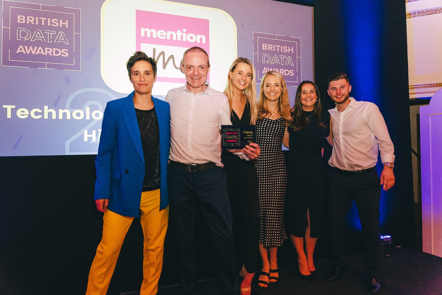 Highly Commended Tech Company of the Year at the British Data Awards