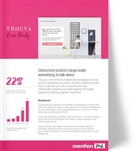 Trouva - referral program case study